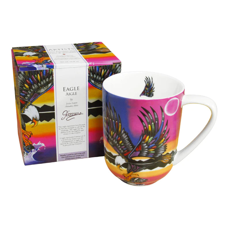 Oscardo Eagle Porcelain Mug – Wanuskewin Gift Shop