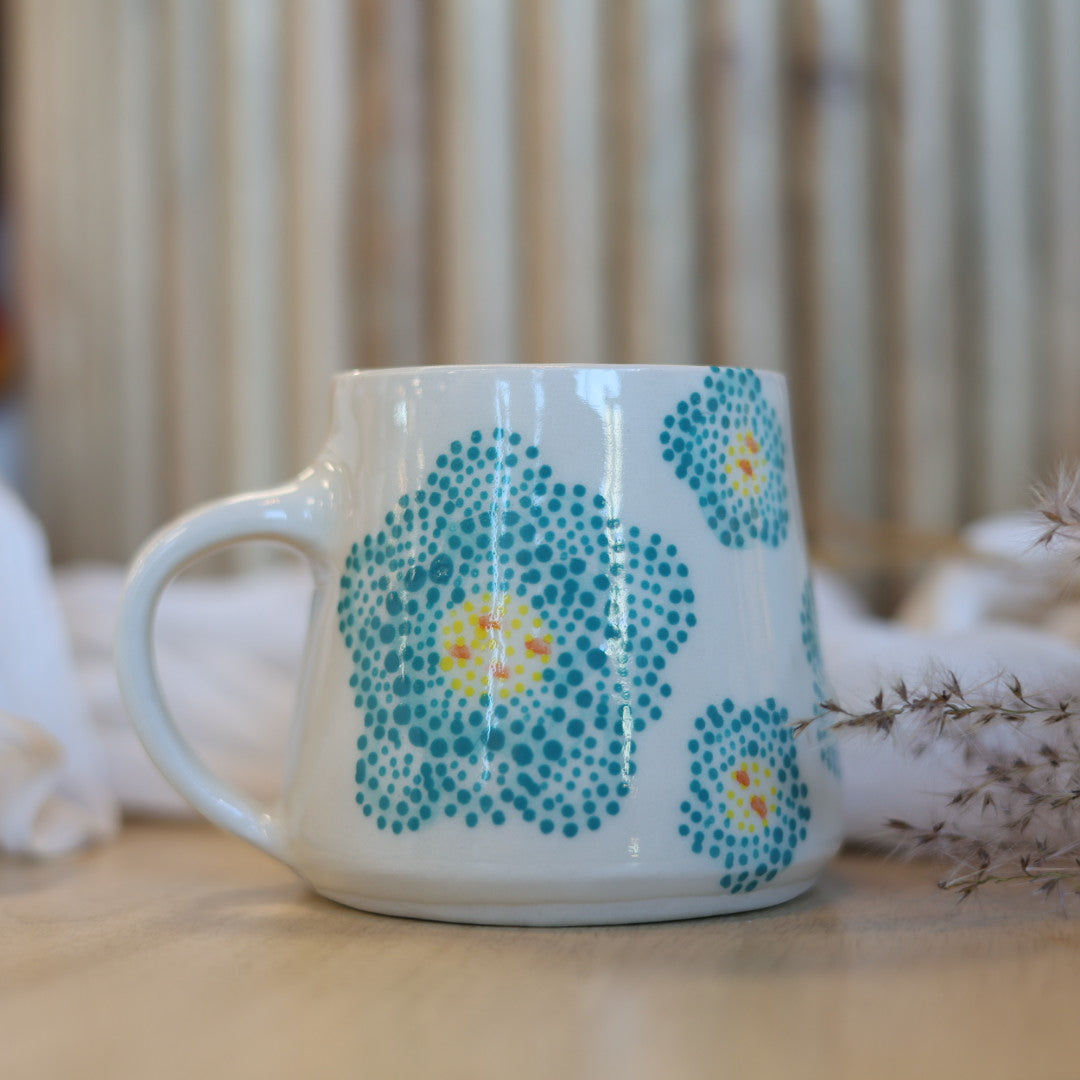 Mino Ode Designs All Over Flower Mug – Wanuskewin Collective