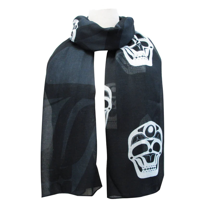 Oscardo Skull Artist Scarf – Wanuskewin Collective